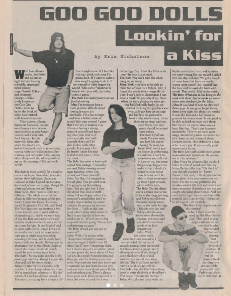 Lookin’ For A Kiss: 1993 Article – Temple of Goo – The rarest Goo Goo ...