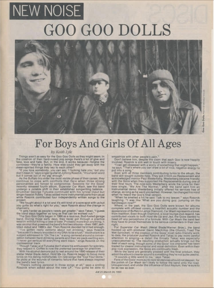 For Boys And Girls Of All Ages: 1993 Article – Temple of Goo – The ...